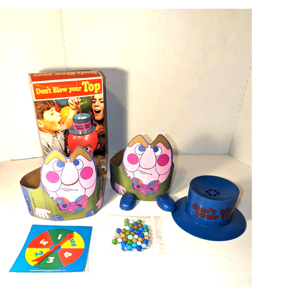 Schaper | Games | Vintage 972 Schaper Dont Blow Your Top Board Game ...